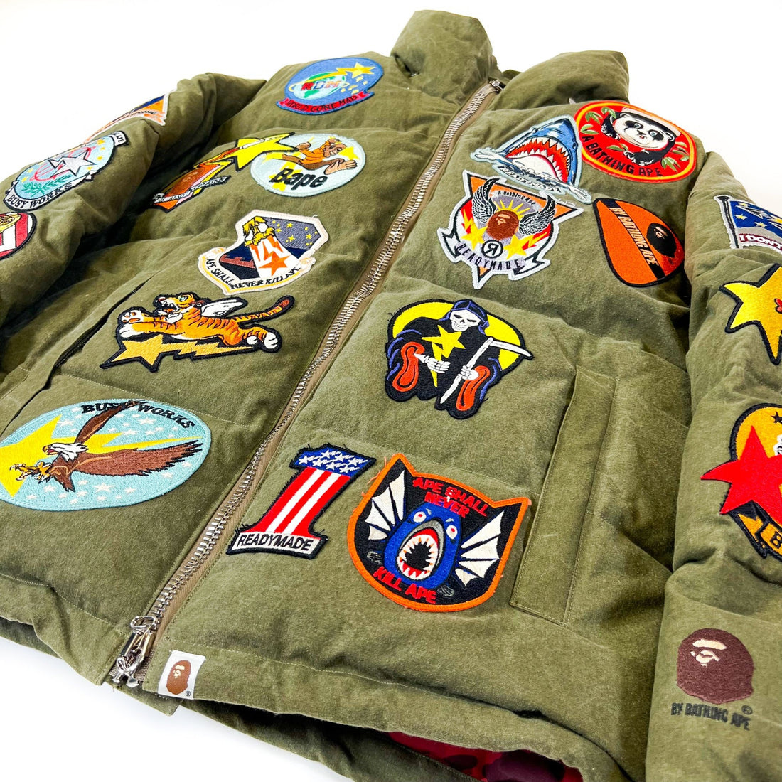 Bape x Readymade Tiger Shark Down Jacket – supergl0rious